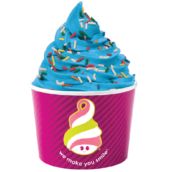 Vegan Blue Raspberry Sorbet - Menchie's Frozen Yogurt